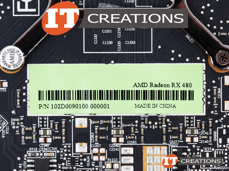 RADEON RX 480 - Used - AMD RADEON RX 480 GPU 4GB 2304 STREAM PROCESSORS ...