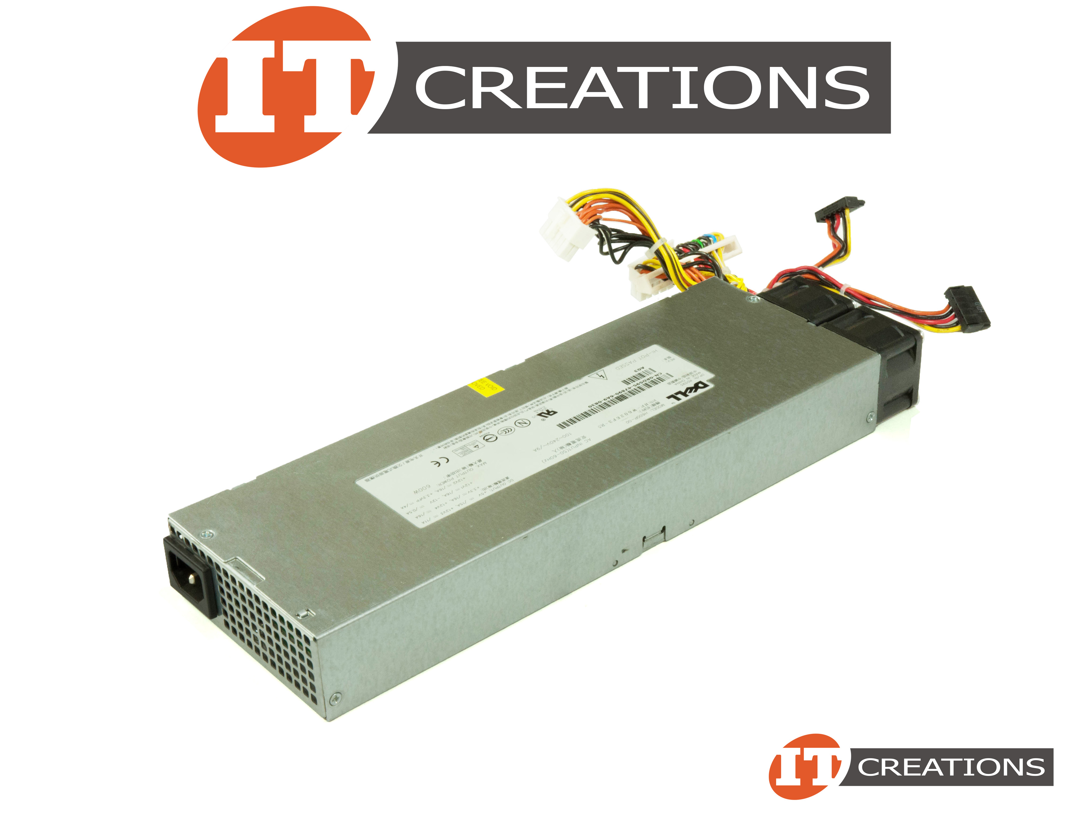 RD595 DELL POWER SUPPLY 600W NON HOT PLUG FOR DELL POWEREDGE SC 1435