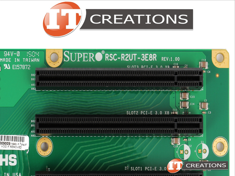 RSC-R2UT-3E8R SUPERMICRO RISER CARD X8 - ( 3 ) THREE PCI-E 3.0 X8 SLOTS ...