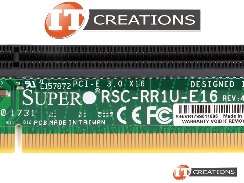RSC-RR1U-E16 SUPERMICRO RISER CARD PCIE X16 FOR SUPERMICRO SUPERCHASSIS ...