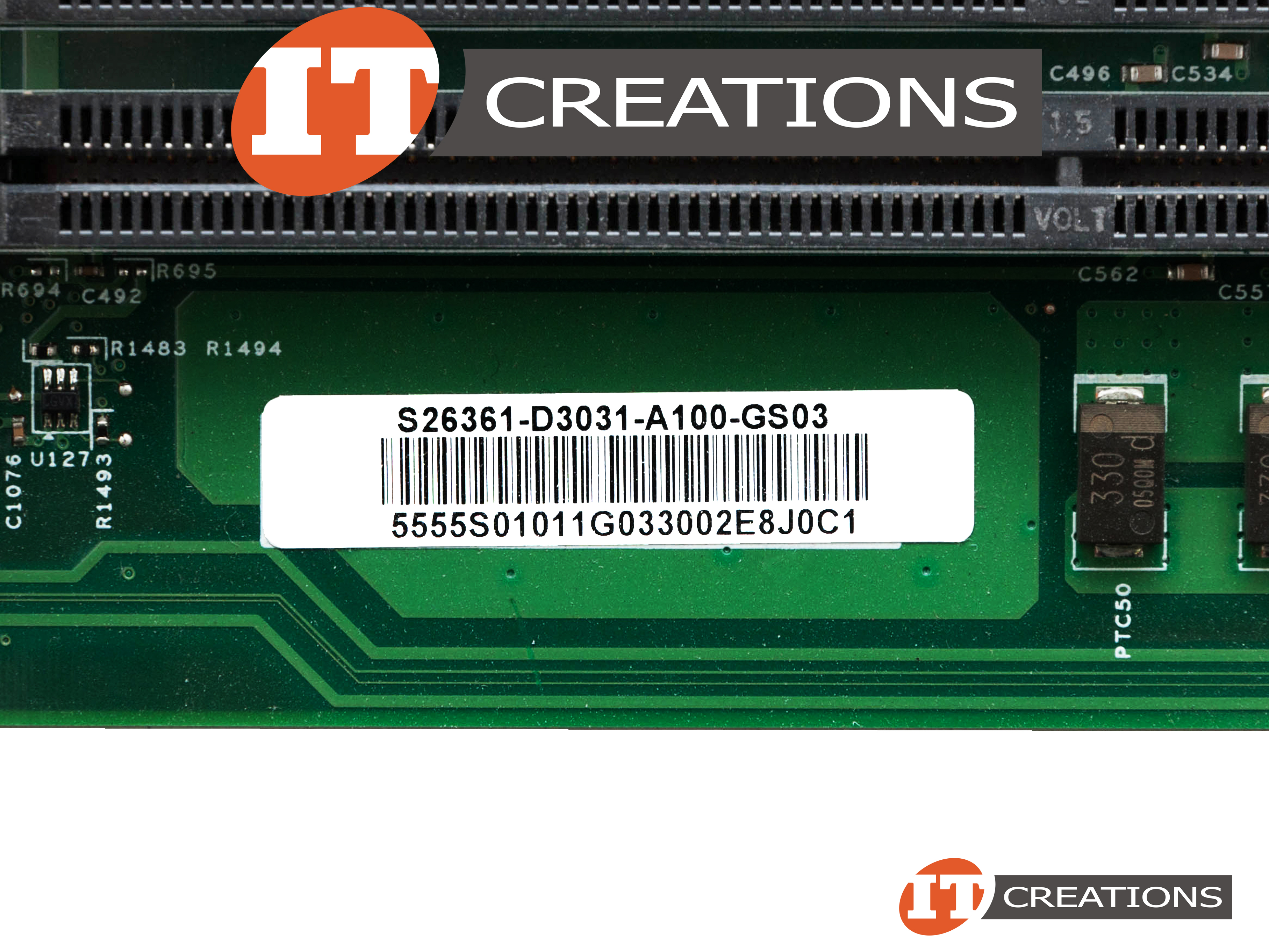 S26361-D3031-A100 FUJITSU MOTHERBOARD FOR FUJITSU PRIMERGY RX200 S6 ...