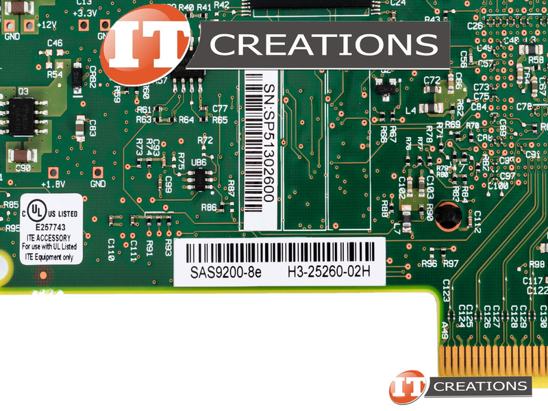 SAS9200-8E-HIGH P LSI SAS 9200-8E HBA 6GB/S 8 PORT SAS / SATA PCI-E 2.0 ...