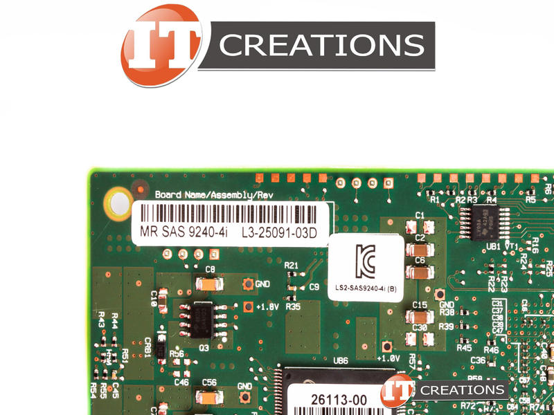 SAS 9240-4I-LOW P LSI MEGARAID SAS 9240-4I 6GB/S 4 INTERNAL PORTS PCI-E ...