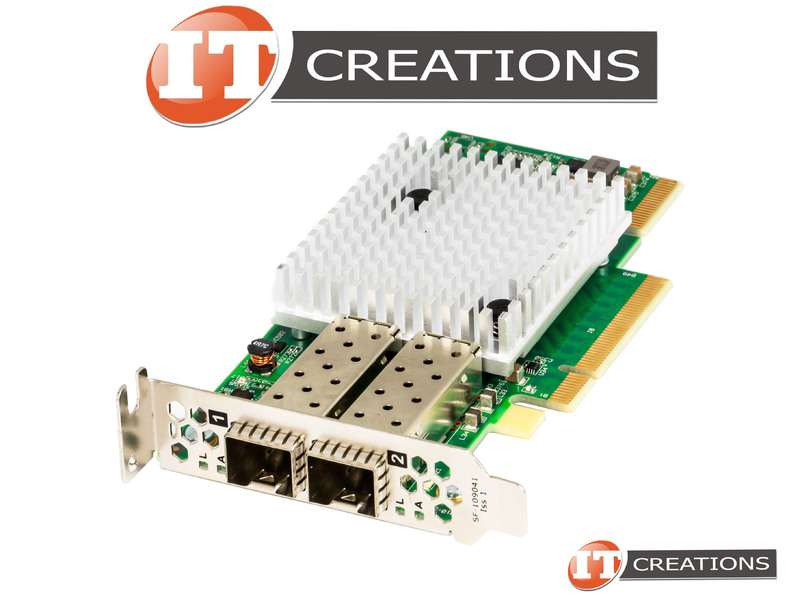 SF432-1012-LOW P SOLARFLARE SFN7122F 10GBE PCI-E X8 SFP DUAL PORT I/O ...
