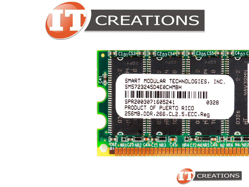SM5723245D4E0CHMBH HP / SMART MODULAR 256MB PC-2100 DDR-266 REGISTERED ECC CL2.5 184 PIN MEMORY ...