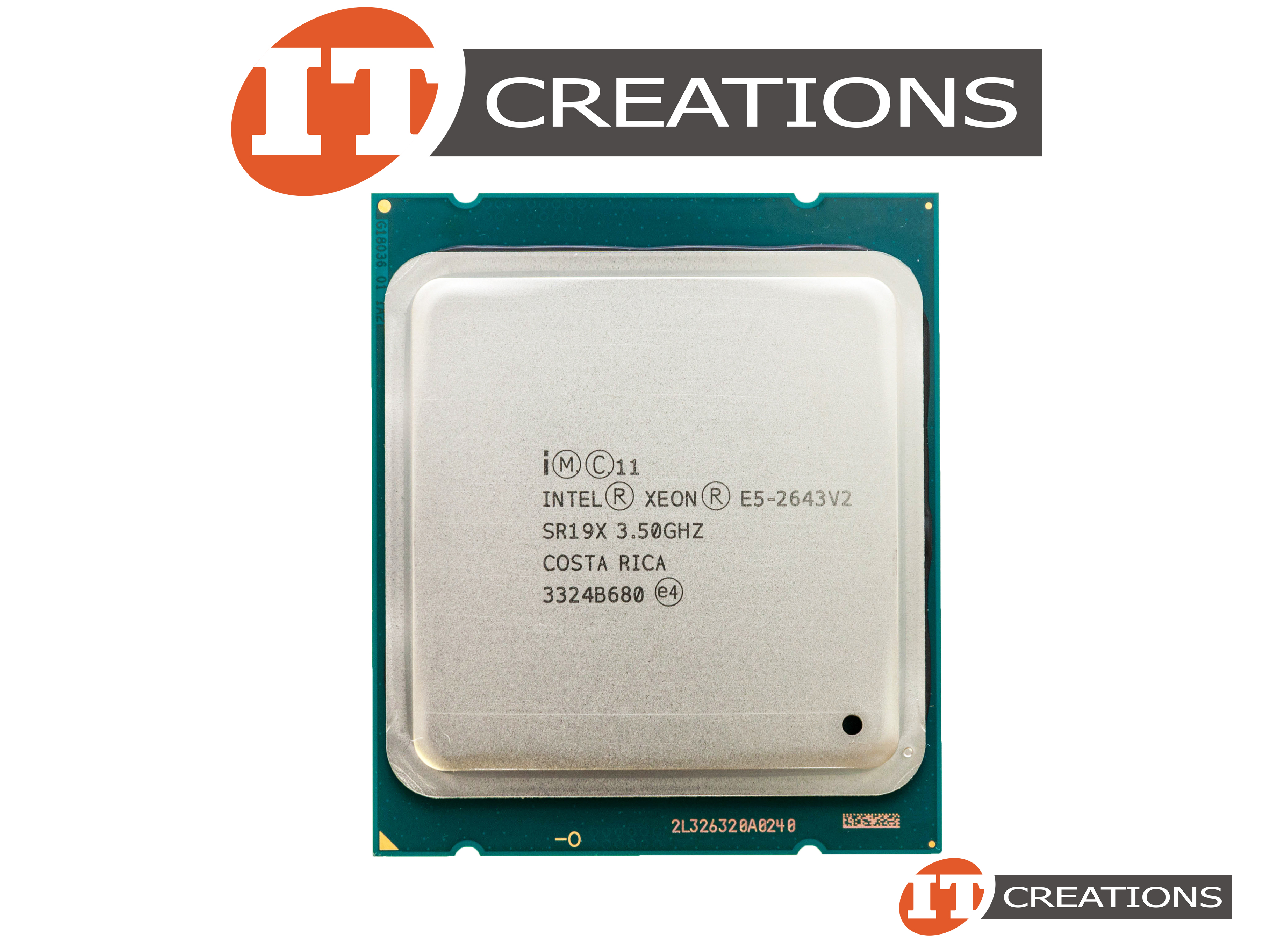 SR19X - New - INTEL XEON 6 CORE PROCESSOR E5-2643V2 3.50GHZ 25MB SMART CACHE 8 GT/S QPI TDP 130W