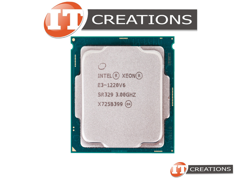 SR329 - Used - INTEL XEON QUAD CORE PROCESSOR E3-1220V6 3.00GHZ 8MB SMART CACHE 8 GT/S DMI3 TDP ...