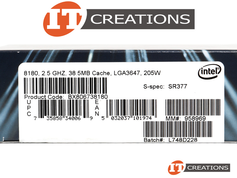 SR377-RETAIL - Retail - INTEL XEON PLATINUM 28 CORE PROCESSOR 8180 2 ...
