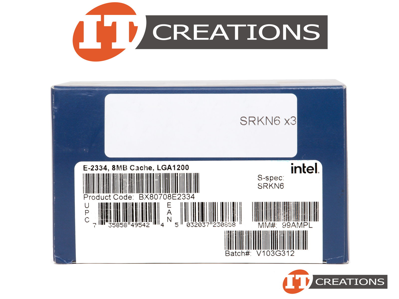 SRKN6-RETAIL - Retail - INTEL XEON QUAD CORE PROCESSOR E-2334 3.40GHZ ...