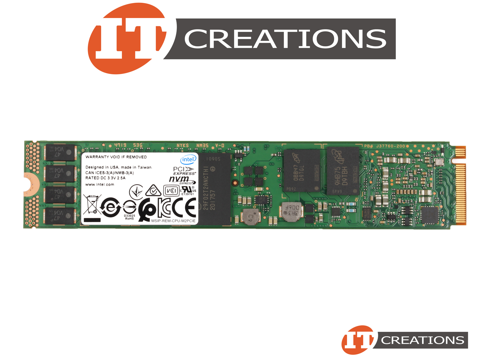 SSDPELKX020T8 - New Other - INTEL 2TB 64L TLC PCIE 3.0 X4 NVME M.2 ...
