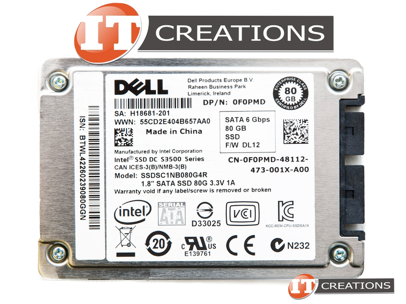 SSDSC1NB080G4R-DELL - Used - DELL / INTEL 80GB USATA 1.8 INCH SSD DC ...