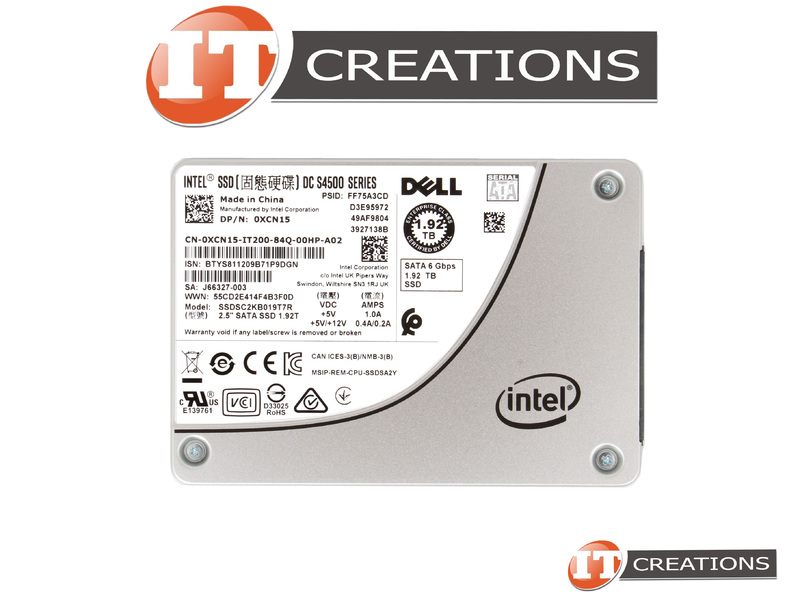 SSDSC2KB019T7R-DELL - Refurbished - DELL / INTEL 1.92TB TLC SATA III 2. ...