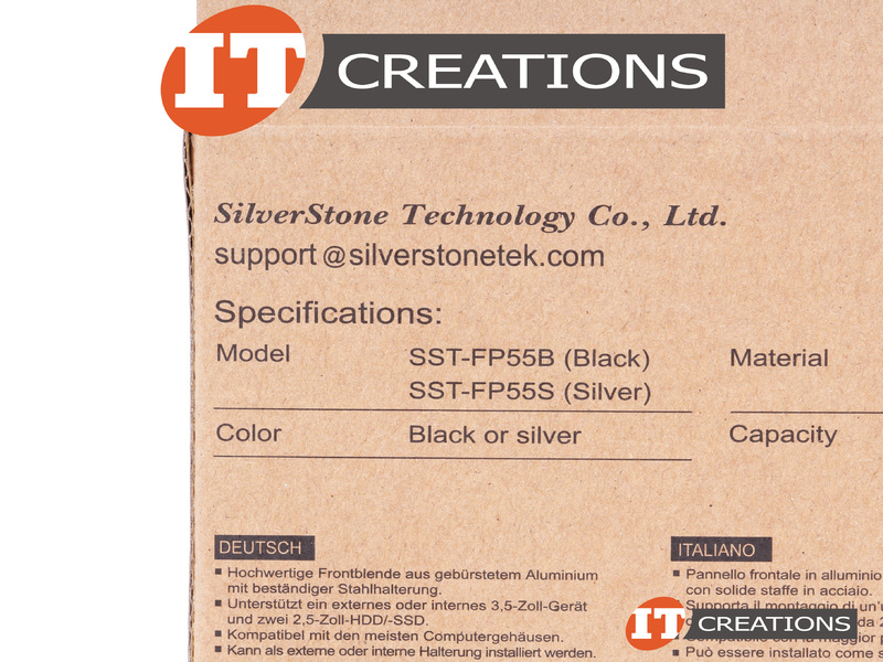 SST-FP55B-RETAIL - Retail - SILVERSTONE FP55 5.25 TO 3.5 LFF / 2 X 2.5 ...