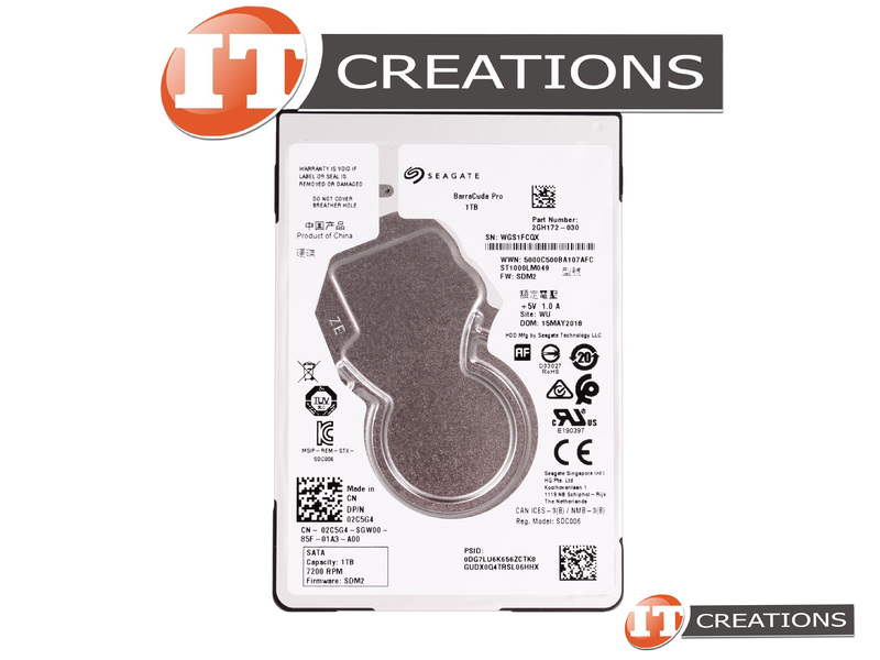 ST1000LM049-DELL - Refurbished - DELL / SEAGATE 1TB 7.2K RPM SATA III 2 ...