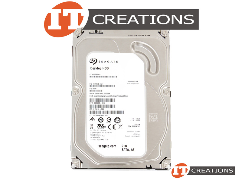 ST2000DM001 - Used - SEAGATE 2TB 7.2K RPM SATA III 3.5 INCH LARGE FORM ...