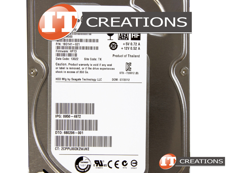 ST250DM000-HP - New Other - HP / SEAGATE 250GB 7.2K RPM SATA 3.5 INCH ...