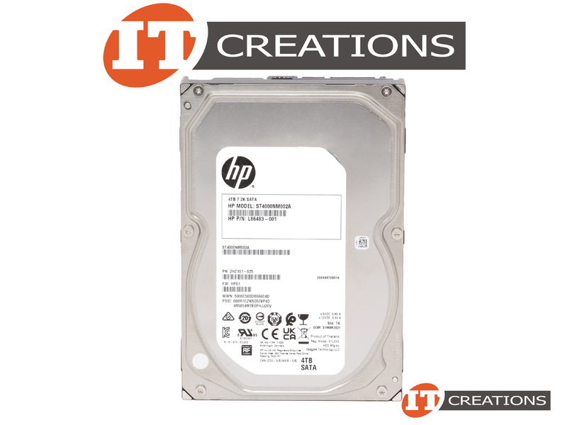 ST4000NM002A-HP - Used - HP / SEAGATE 4TB 7.2K RPM SATA III 3.5 INCH ...