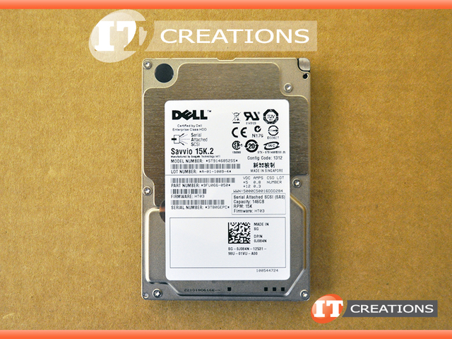 ST9146852SS - Refurbished - SEAGATE 146GB 15K RPM SAS 2.5 INCH ENTERPRISE SAVVIO 3GB/S 16MB ...