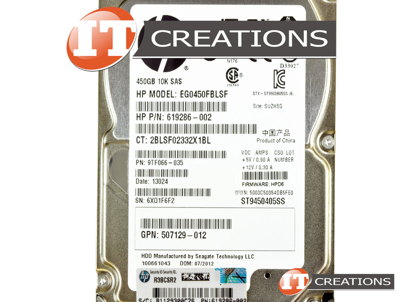 ST9450405SS-HP - Refurbished - HP / SEAGATE 450GB 10K RPM SAS 2.5 INCH ...
