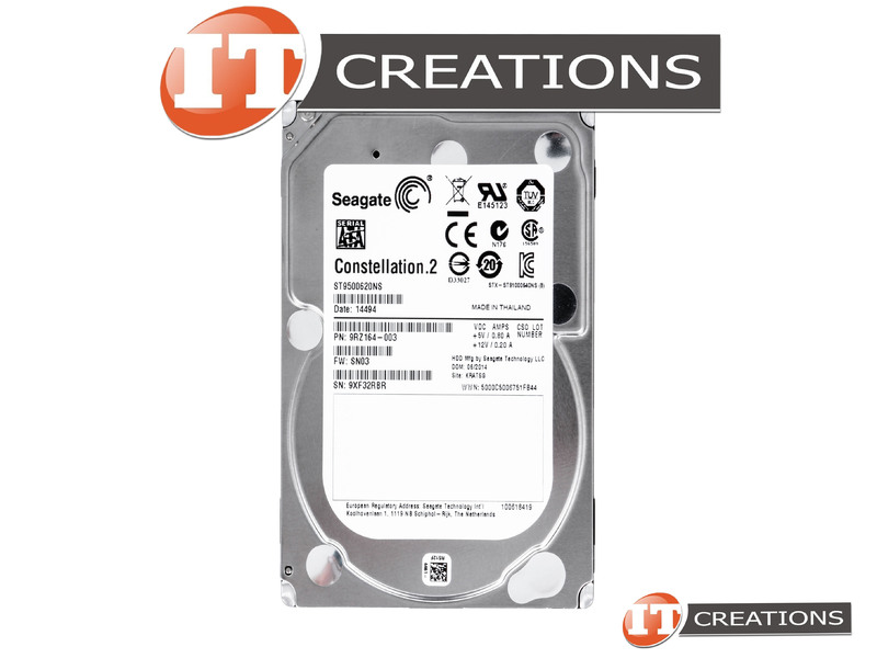 ST9500620NS - New - SEAGATE 500GB 7.2K RPM SATA III 2.5 INCH SMALL FORM ...