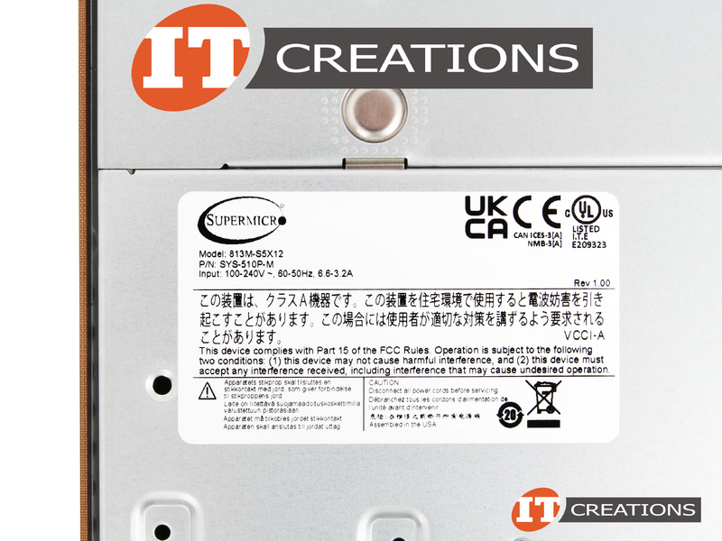 SYS-510P-M-NEW - New - SUPERMICRO UP SUPERSERVER 510P-M RACK 3.5 INCH ...