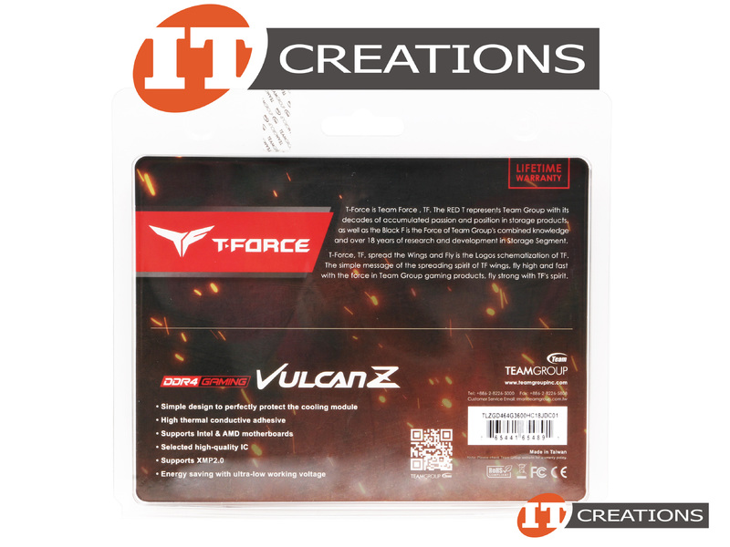 TLZGD464G3600HC18JDC01-RET - Retail - TEAMGROUP TFORCE VULCAN Z 64GB ...