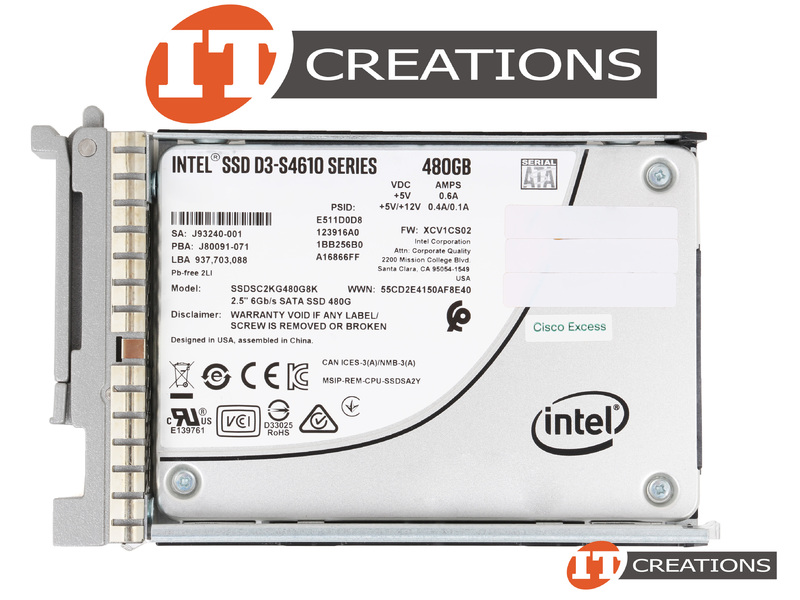 UCS-SD480GIS3-EP - Used - CISCO 480GB 64-LAYER TLC SATA III 2.5 INCH ...
