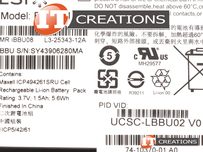 UCSC-LBBU02 V01 CISCO / LSI IBBU08 BATTERY BACK UP FOR CISCO UCS B200 ...