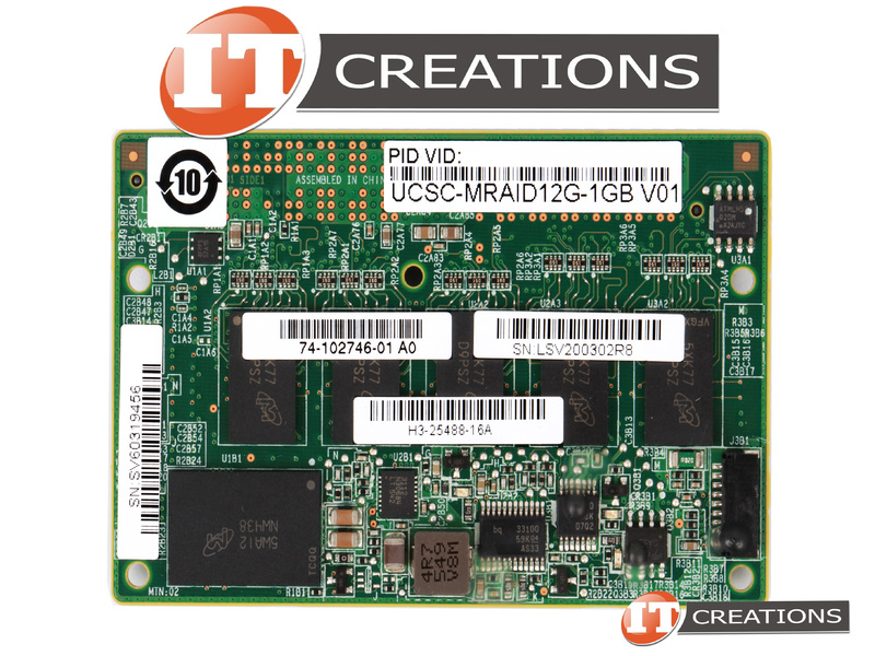 UCSC-MRAID12G-1GB CISCO 1GB FBWC MODULE - FLASH BACKED WRITE CACHE ONLY ( 1GB CACHE SUPPORTS ...