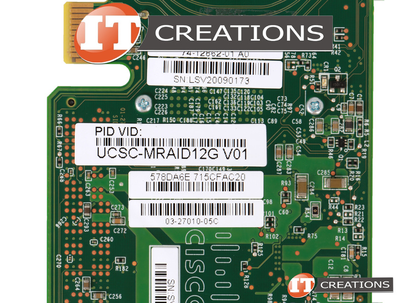 UCSC-MRAID12G CISCO 12GB/S SAS PCI-E X8 MODULAR RAID CONTROLLER FOR CISCO UCS C220 M4 ( UNIFIED ...