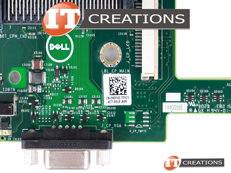 V0P45 DELL FRONT CONTROL PANEL FOR DELL POWEREDGE R830 - ( 1 ) ONE VGA ...