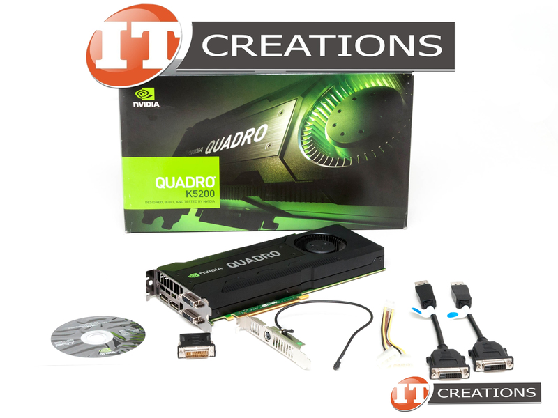 VCQK5200-PB-NEW - New - PNY NVIDIA QUADRO K5200 KEPLER GPU 8GB 2304 ...