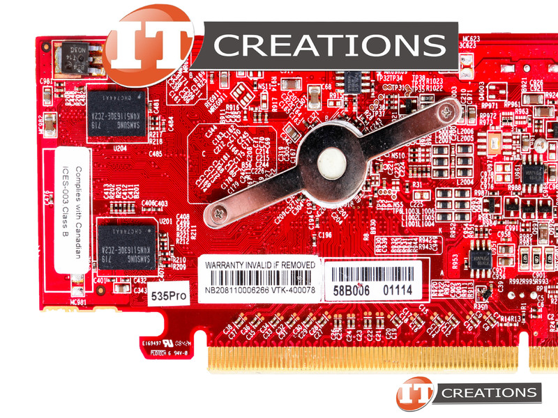 VT1300DMSPCIE-LOW P - Used - AMD ATI VISIONTEK RADEON X1300 GPU 256MB ...