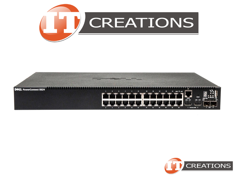 VT1GD DELL POWERCONNECT 5524 24-PORT 10 / 100 / 1000BASE-T AUTO SENSING ...