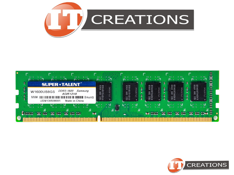 W1600UB8GS SUPER TALENT 8GB PC3-12800U DDR3-1600 UNBUFFERED NON ECC ...