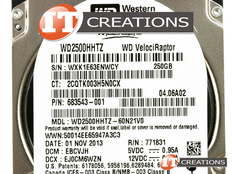 WD2500HHTZ-HP - Refurbished - HP / WESTERN DIGITAL 250GB 10K RPM SATA ...