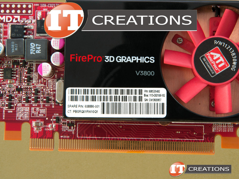 WL048AA-HIGH P - Refurbished - HP AMD ATI FIREPRO V3800 GRAPHICS CARD ...