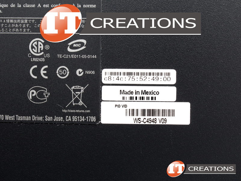 WS-C4948 V09 - Used - CISCO CATALYST 4948 SWITCH - ( 4900 SERIES ) ( 48 ...