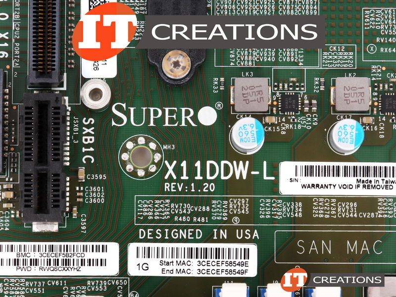 X11DDW-L SUPERMICRO MOTHERBOARD FOR SUPERMICRO SUPERSERVER SYS-1029P-WT ...