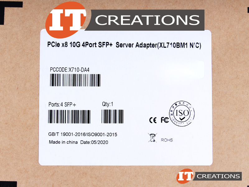 X710-DA4 - New Other - INTEL X710 DA4 CNA 10GBE QUAD PORT SFP+ ETHERNET ...