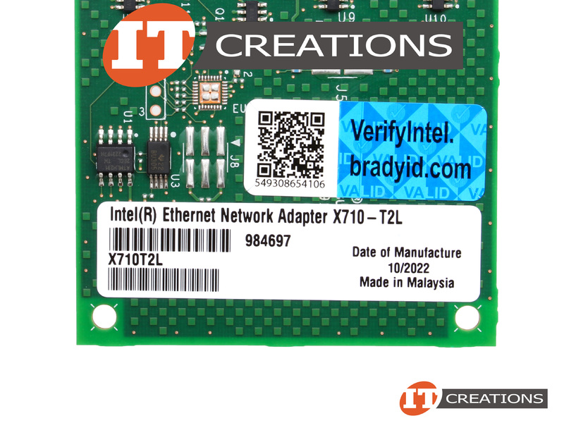 X710T2L-LOW P INTEL X710-T2L 10GBE DUAL PORT PCI-E 3.0 X8 ETHERNET NETWORK ADAPTER - 10GBASE-T ...