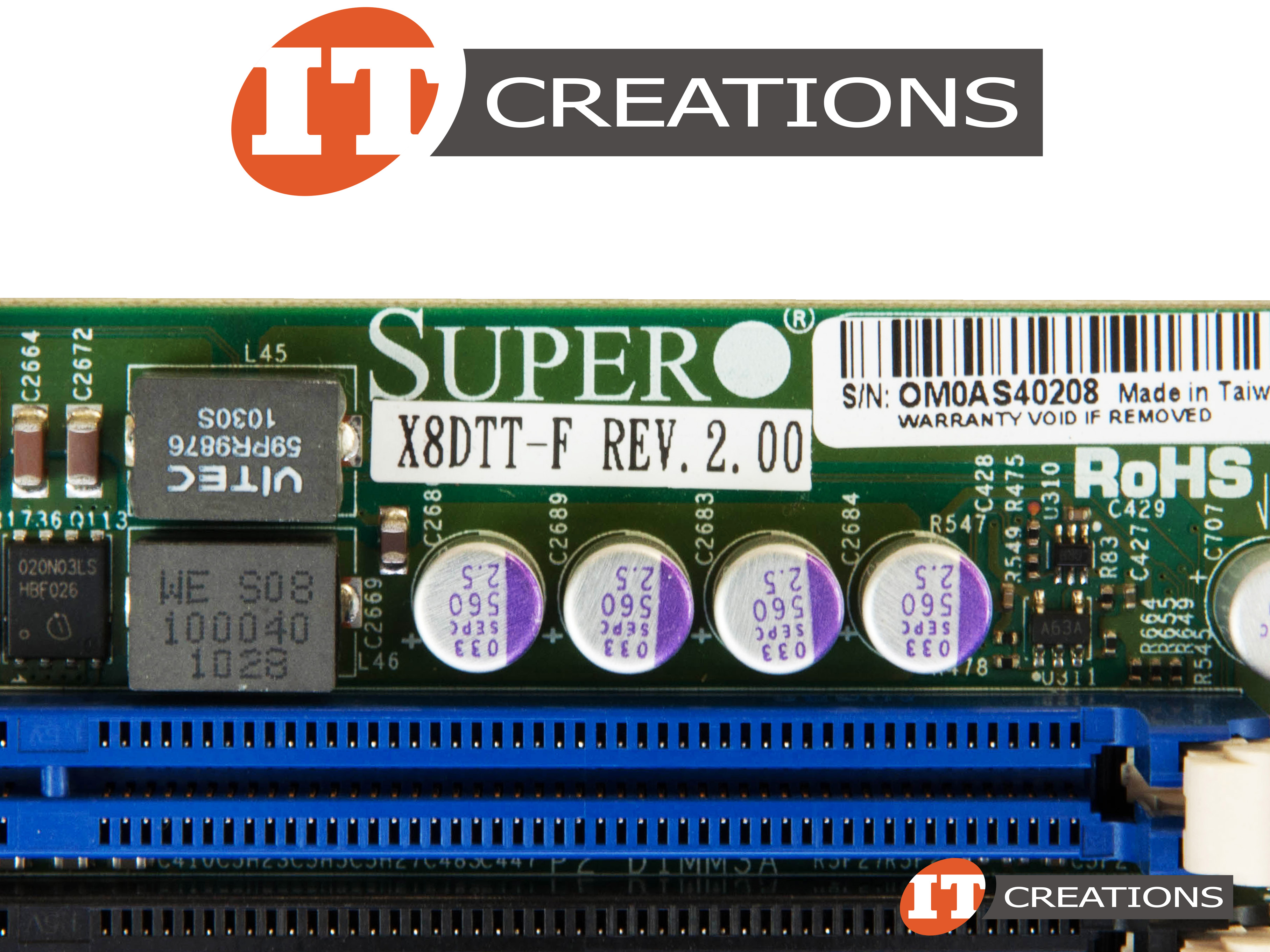 X8DTT-F SUPERMICRO MOTHERBOARD FOR SUPERMICRO SUPERCHASSIS 808T ( CSE ...