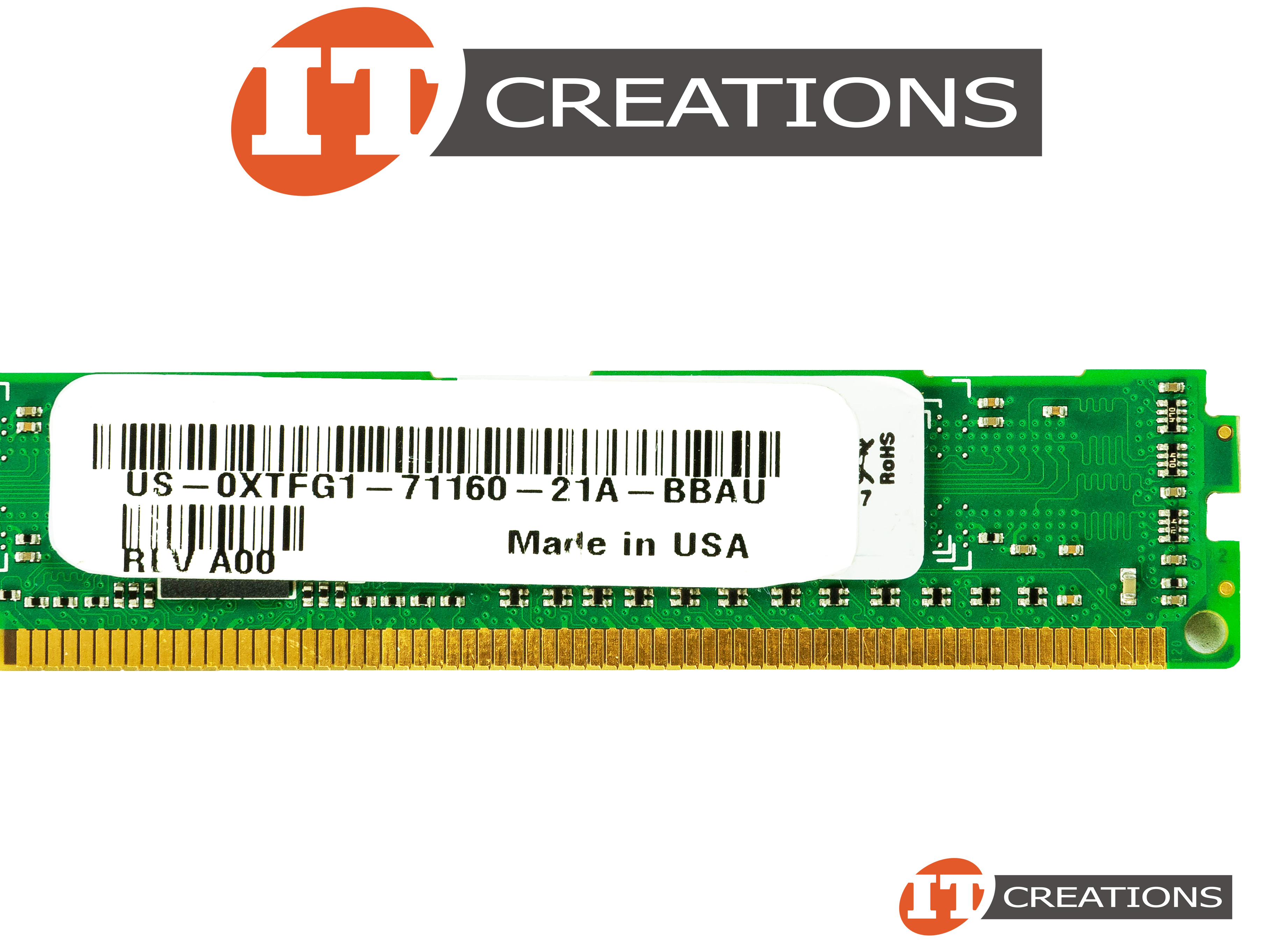 XTFG1 4GB PC3-10600 DDR3-1333 240 PIN 1.5V VERY LOW PROFILE MEMORY ...