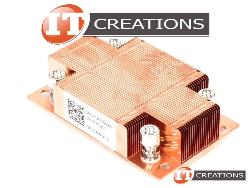 YFYF3 DELL HEATSINK FOR DELL POWEREDGE FC620 - COPPER SCREW DOWN TYPE