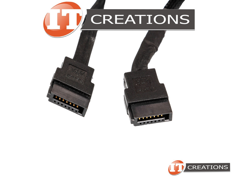 YY94X DELL BLACK FLAT SATA CABLE FOR DELL POWEREDGE R230 - 9.5 INCH