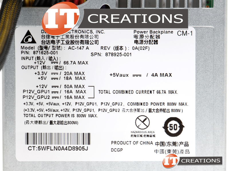 AC-147-HP HP Power Distribution Board Assembly For HPE Proliant Ml110 ...