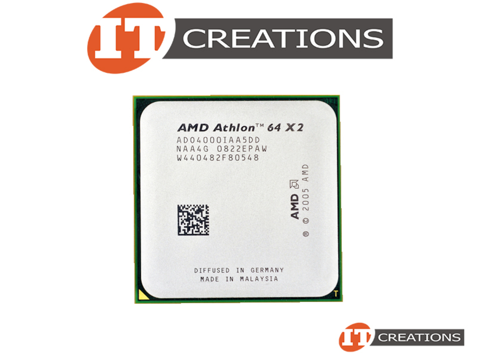 ADO4000IAA5DD AMD Athlon 64 X2 Dual Core Processor 2.1GHZ 1MB L2 Cache
