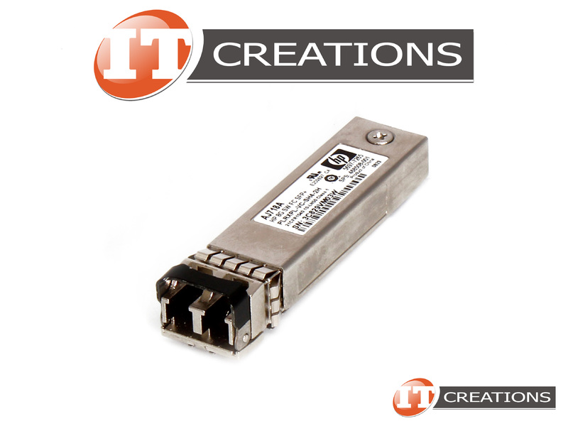 AJ718A HP Transceiver 8GB Short Wave SW Fibre Channel FC Sfp+ Optical ...