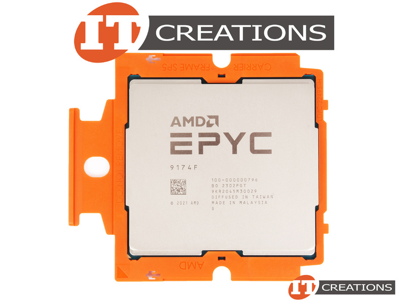 AMD EPYC 9174F - New - AMD EPYC 16 Core Processor 9174f 4.1GHZ Base / 4 ...
