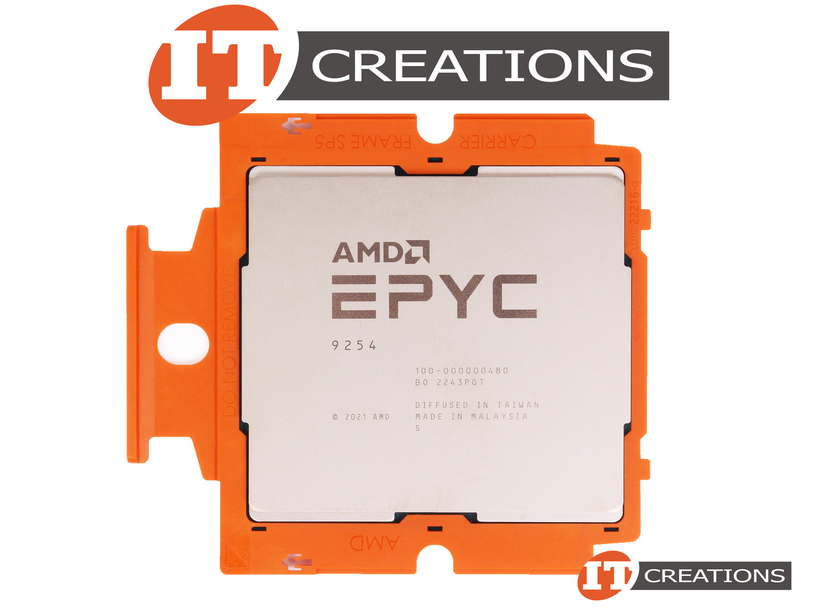 AMD EPYC 9254 - New - AMD EPYC 24 Core Processor 9254 2.9GHZ Base / 4.15GHZ MAX 128MB L3 Cache ...